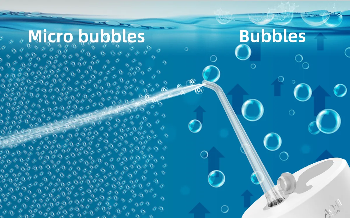 Micro-nano bubble ozone water utilizes high-frequency vibration and impact to effectively remove ...